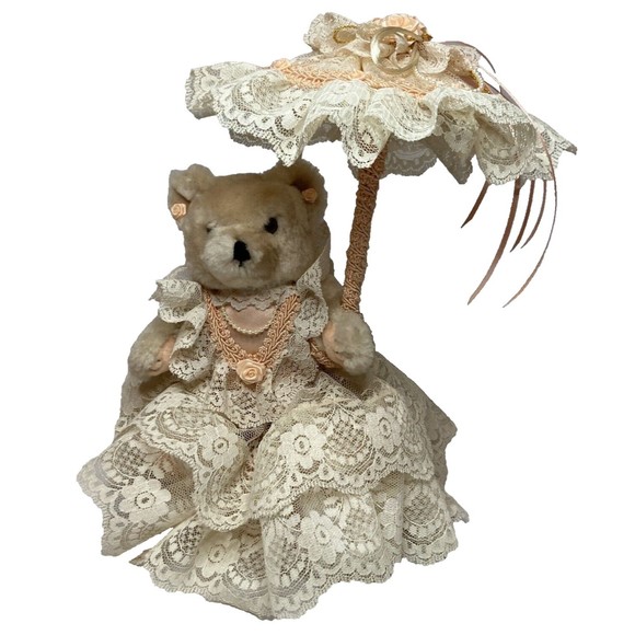 Bearly People | Other | Vtg Bearly People Musical Victorian Teddy Bear ...
